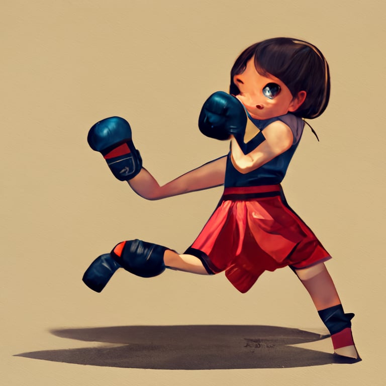 Animated Boxing Cartoon