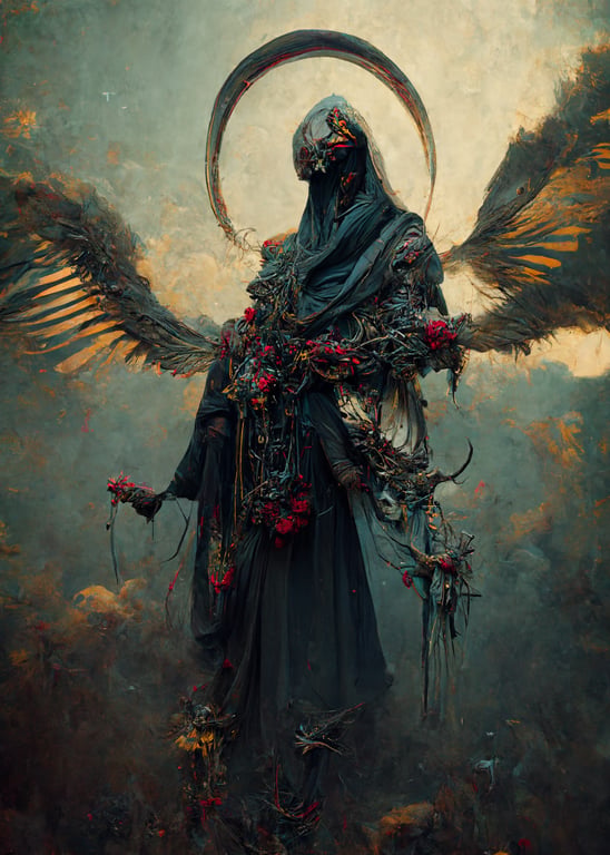 Azrael Angel Of Death Art