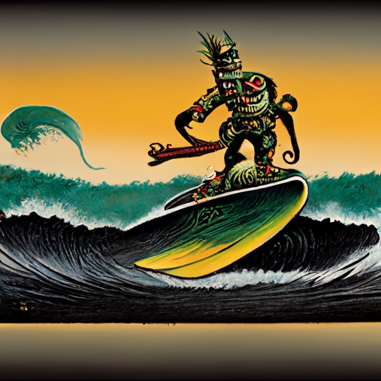 Tiki Surf Art
