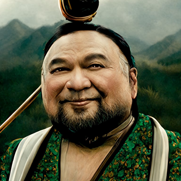 Chinese Male Ponytail