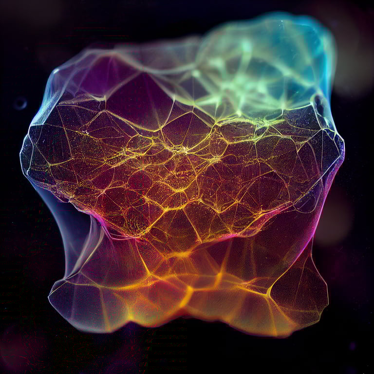 prompthunt: crystalline fractal ghost, ethereal, spectral ...