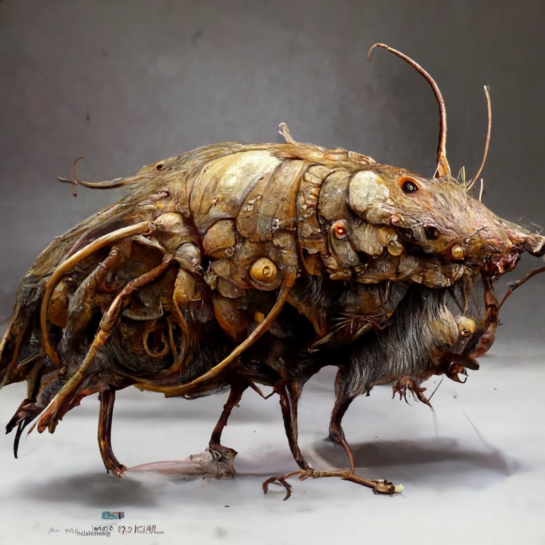 prompthunt: photorealistic cockroach rat hybrid creatures, living in ...