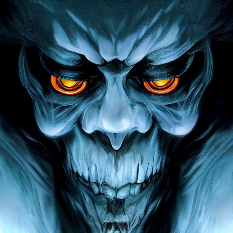 Scary Demon Face Wallpaper