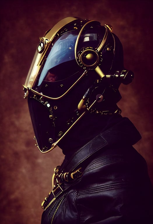 The Rocketeer Motorcycle Helmet