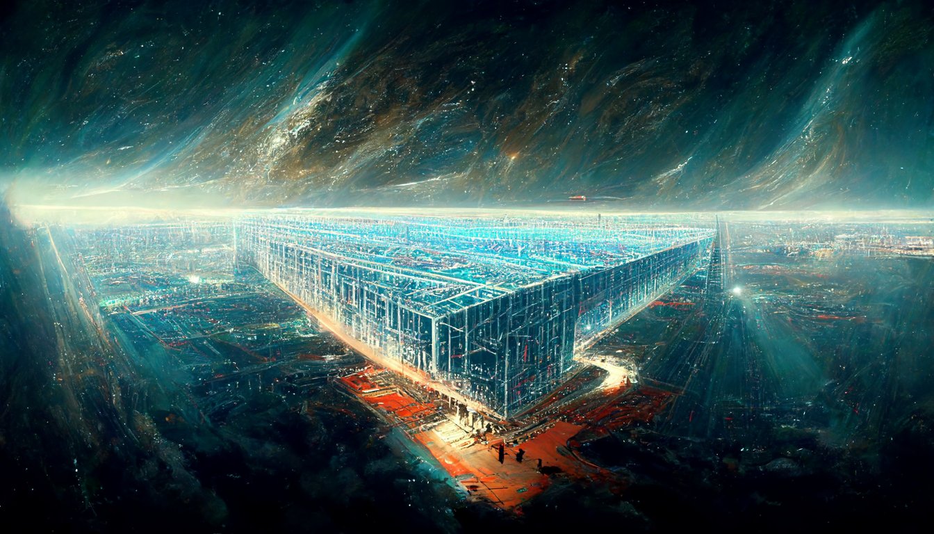Futuristic Supercomputer Futuristic Supercomputer