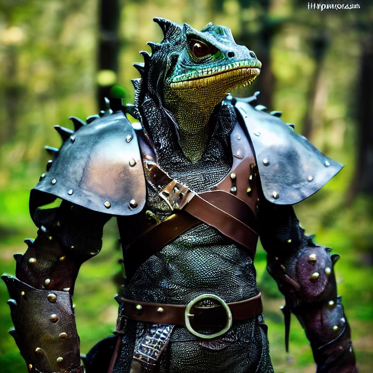 Lizardfolk In Armor