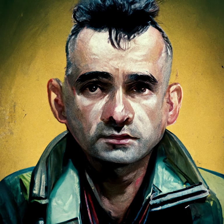 Robert De Niro Taxi Driver Mohawk