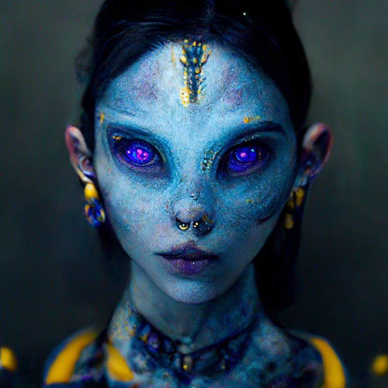 Alien Female Face
