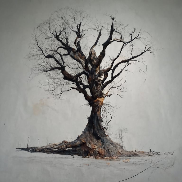 How To Draw A Realistic Tree Without Leaves
