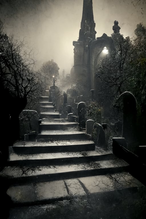 Gothic Graveyard Wallpaper