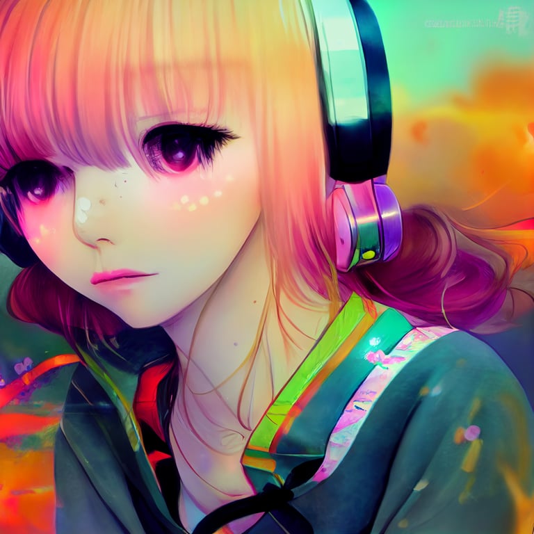 prompthunt: Rerolling cute,pop,girl,anime,techno,kawaii,sweet,Pastel ...