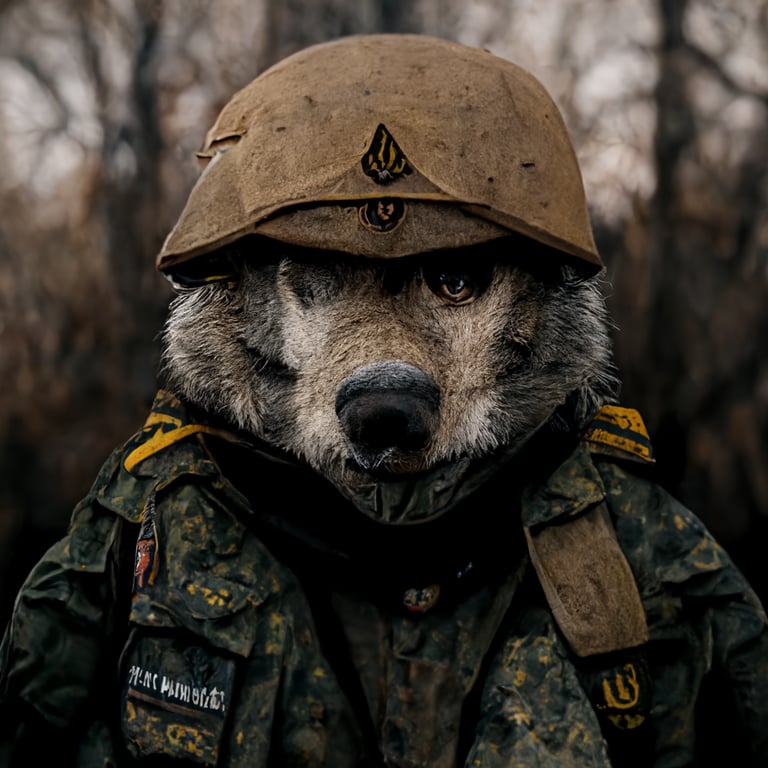 Wolf Anthro Soldier