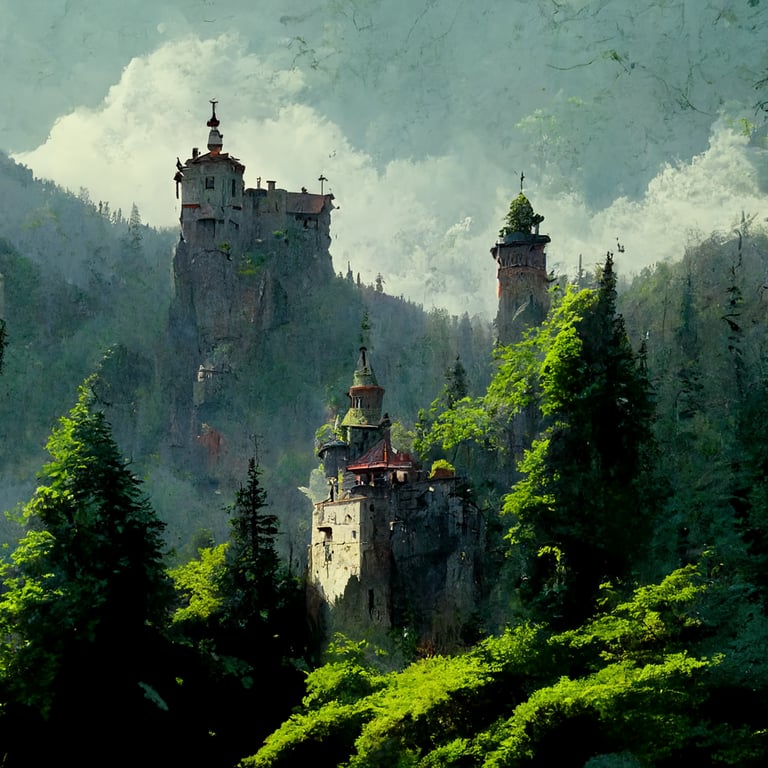 Medieval Castle Concept Art