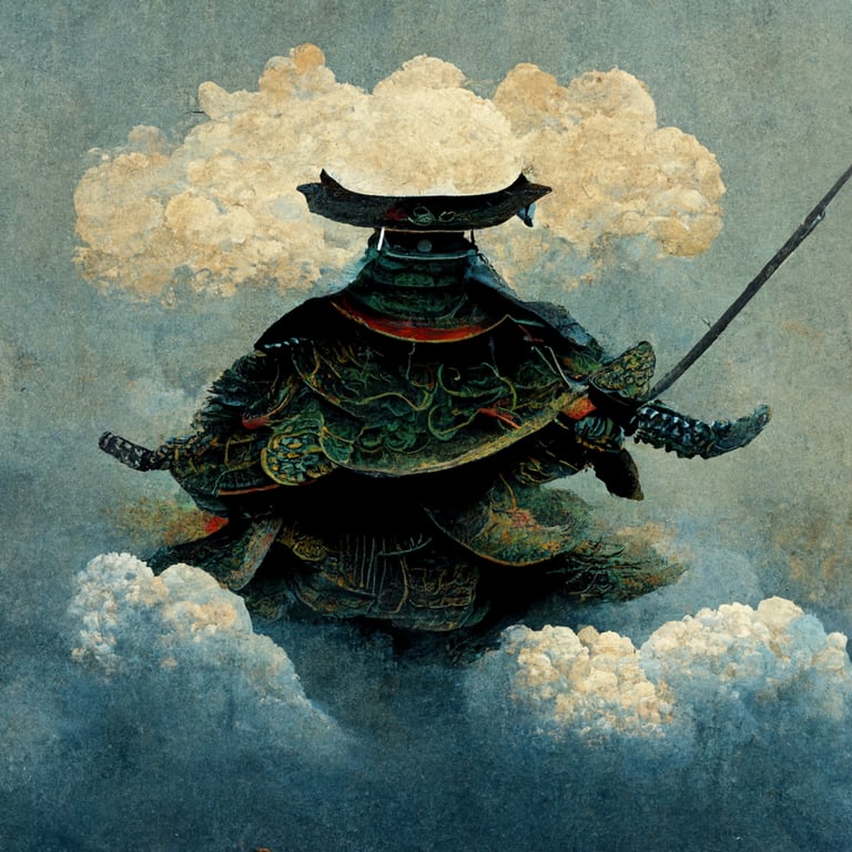 Traditional Japanese Paintings Of Samurai