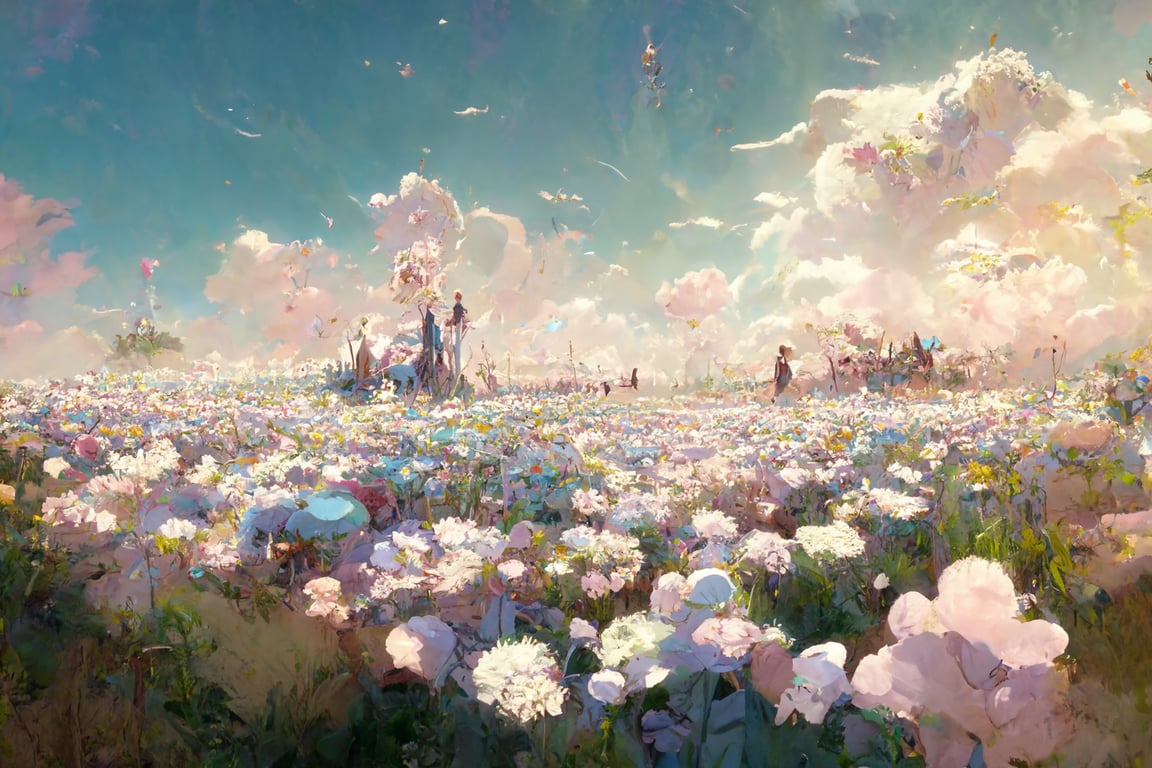 Anime Flower Field