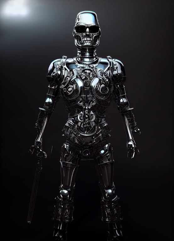 The Terminator Robot Full Body
