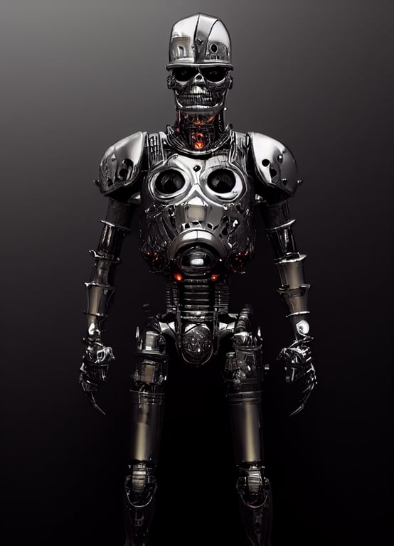 The Terminator Robot Full Body