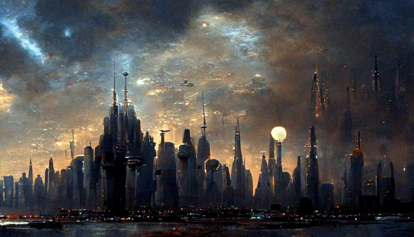 Coruscant Skyline Wallpaper