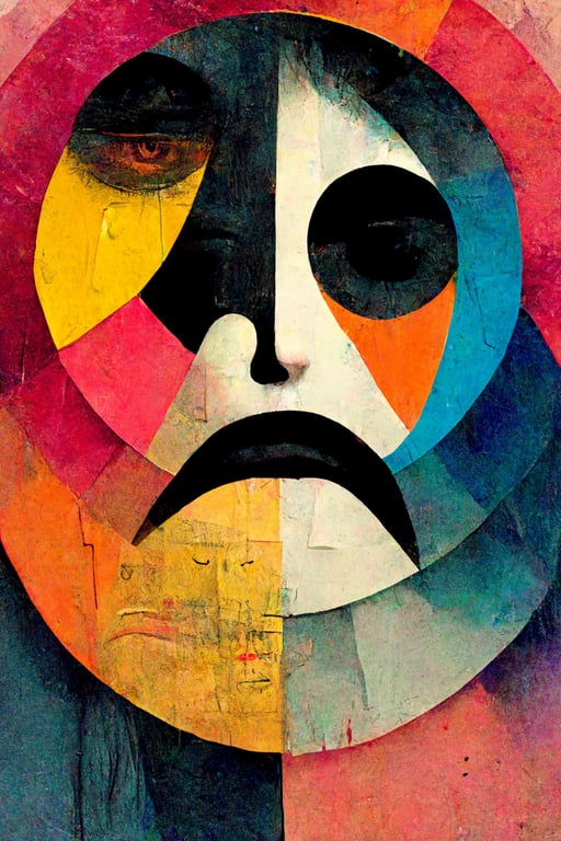 Sad Painting Abstract