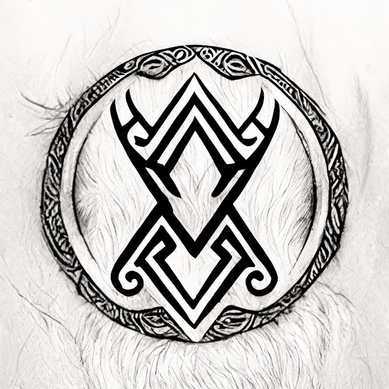 Odin Symbol Tattoo
