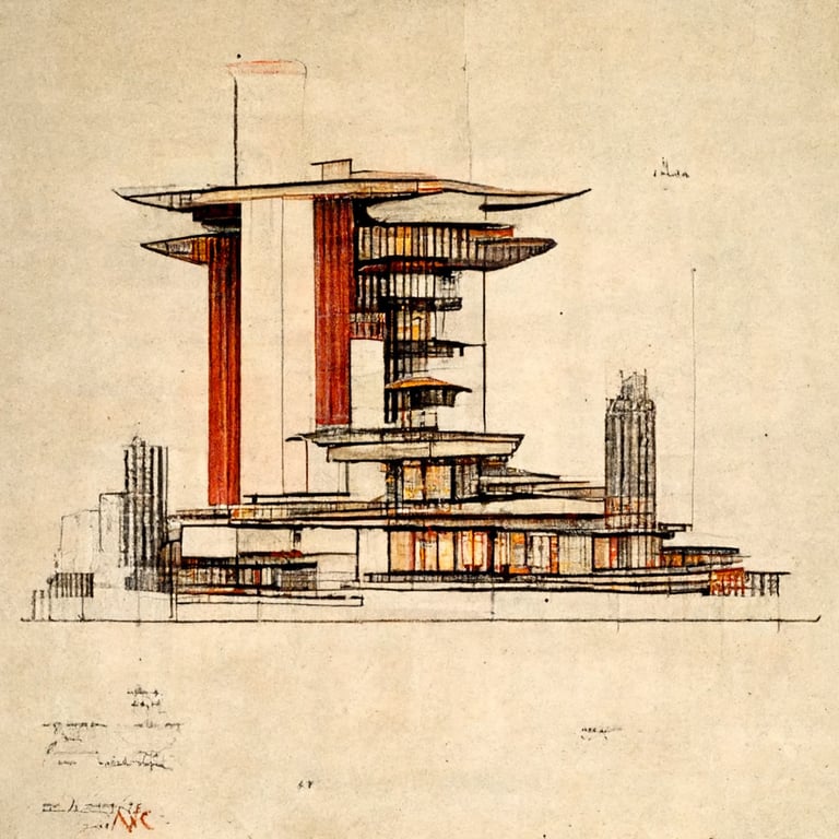 Frank Lloyd Wright Sketches