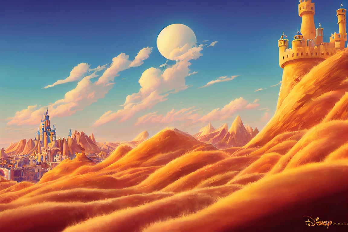 Aladdin Desert Background