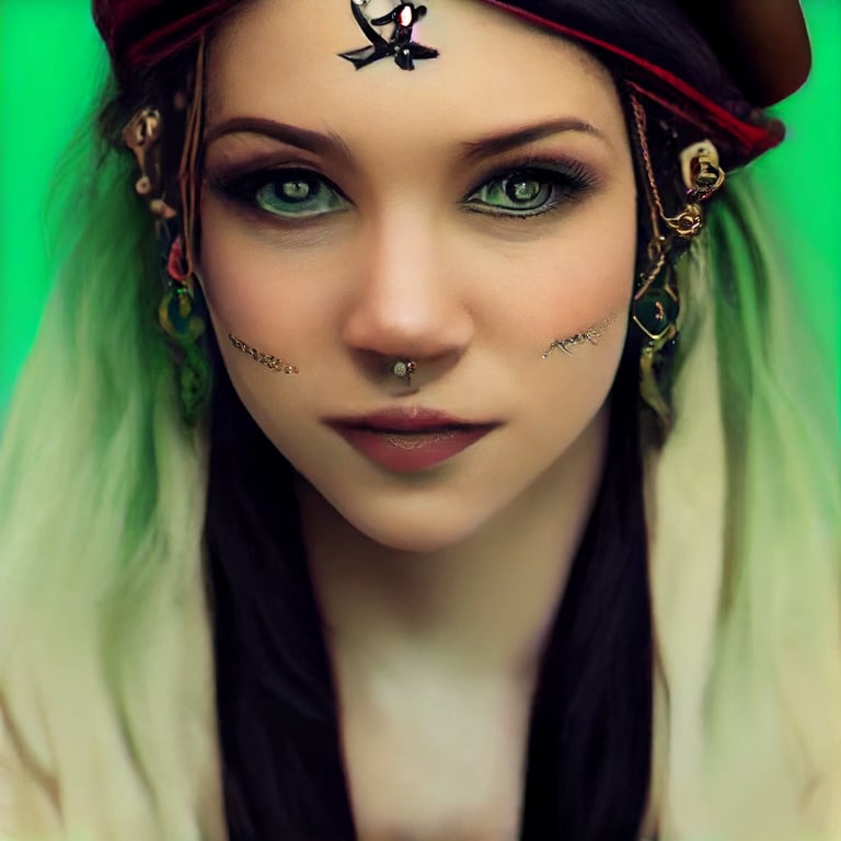 Female Pirate Makeup And Hair