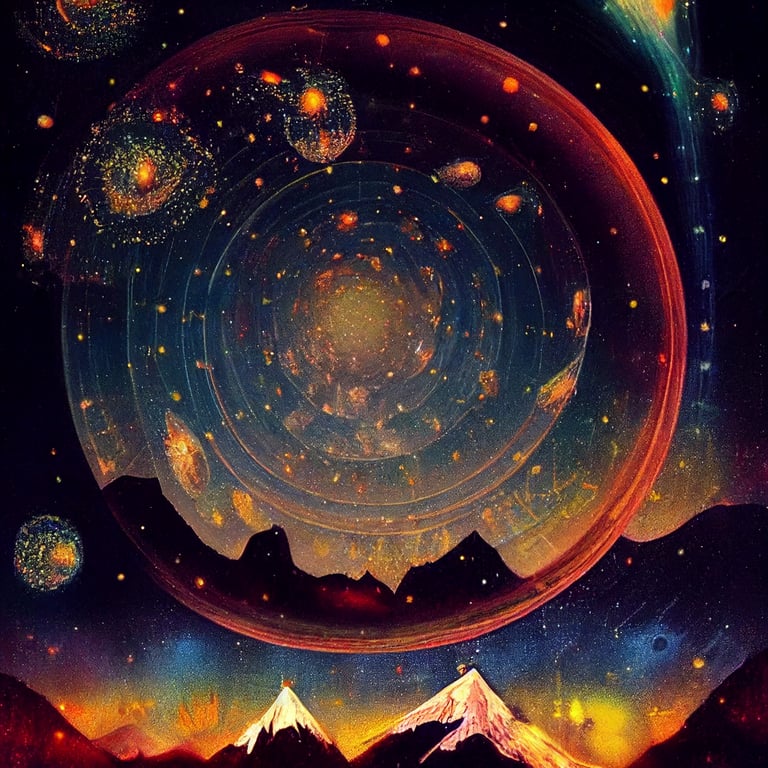 Fibonacci Spirals In Space