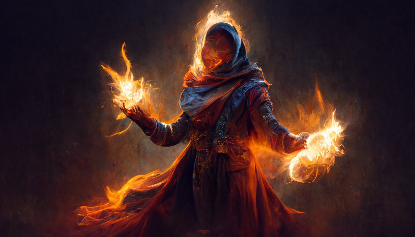 Fantasy Fire Mage