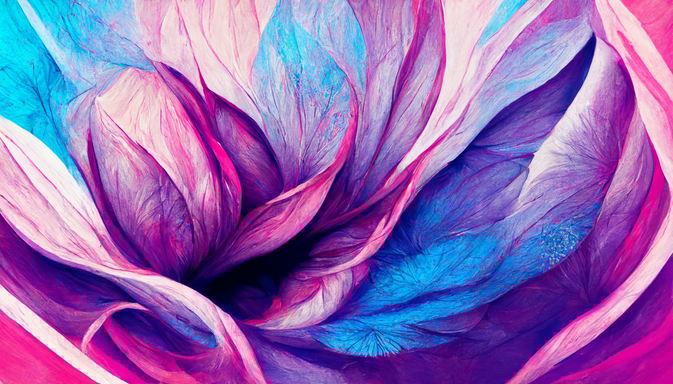 Pink Flower Abstract Background