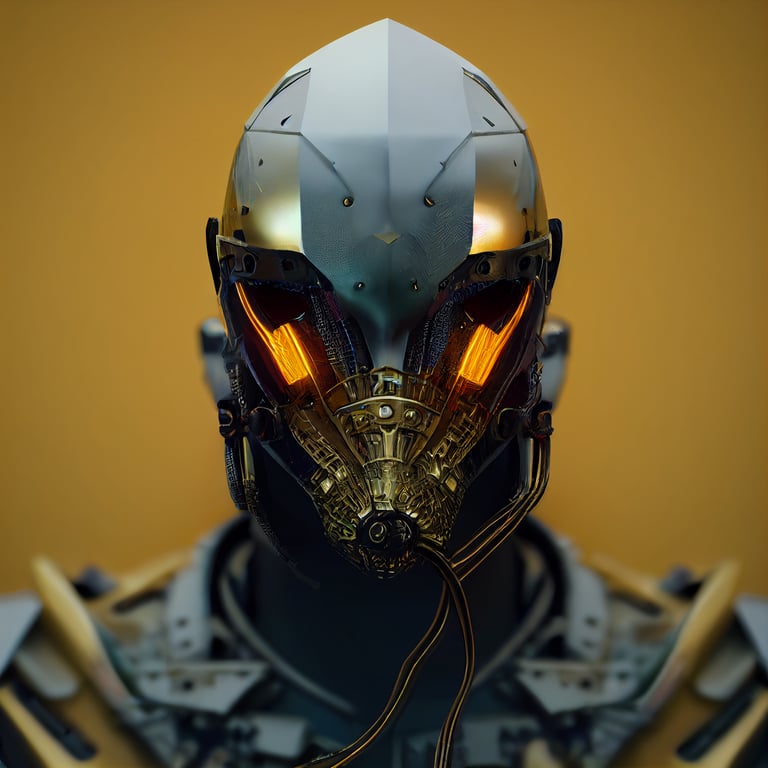 Futuristic Warrior Mask