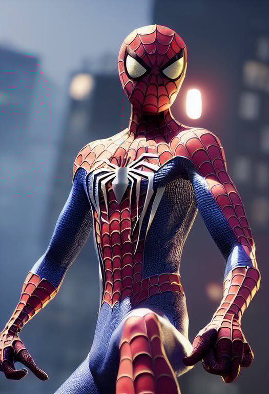 Spider Man Full Body Cartoon