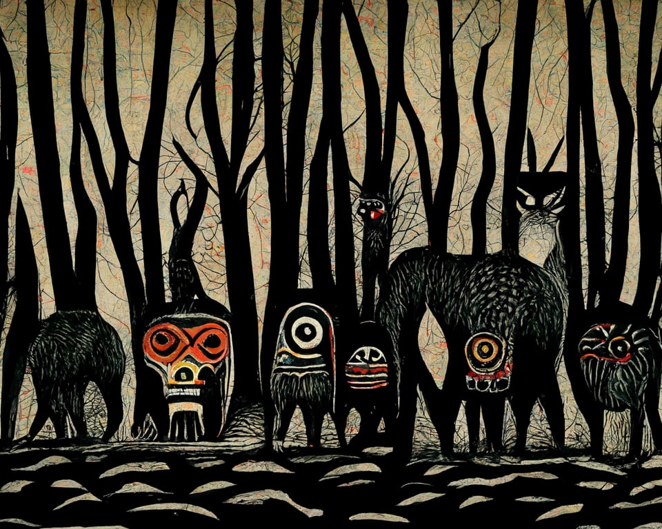 Native American Art Animals