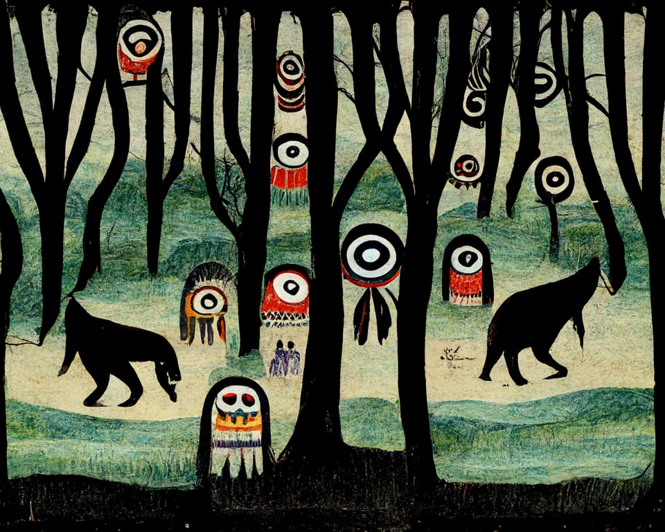 Native American Art Animals