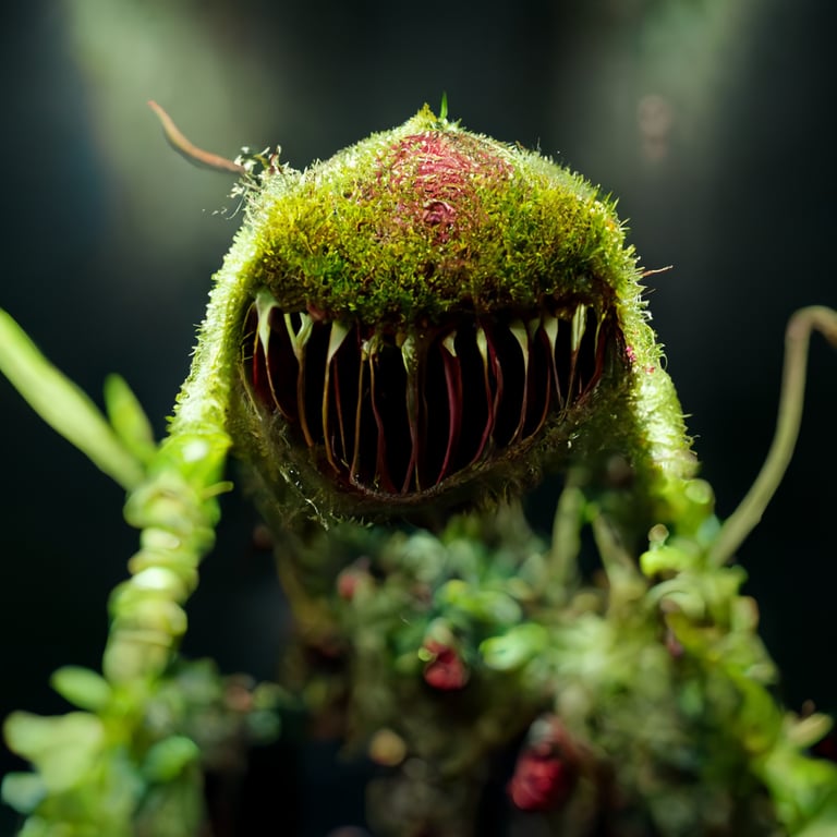 Giant Venus Fly Trap Eats Man