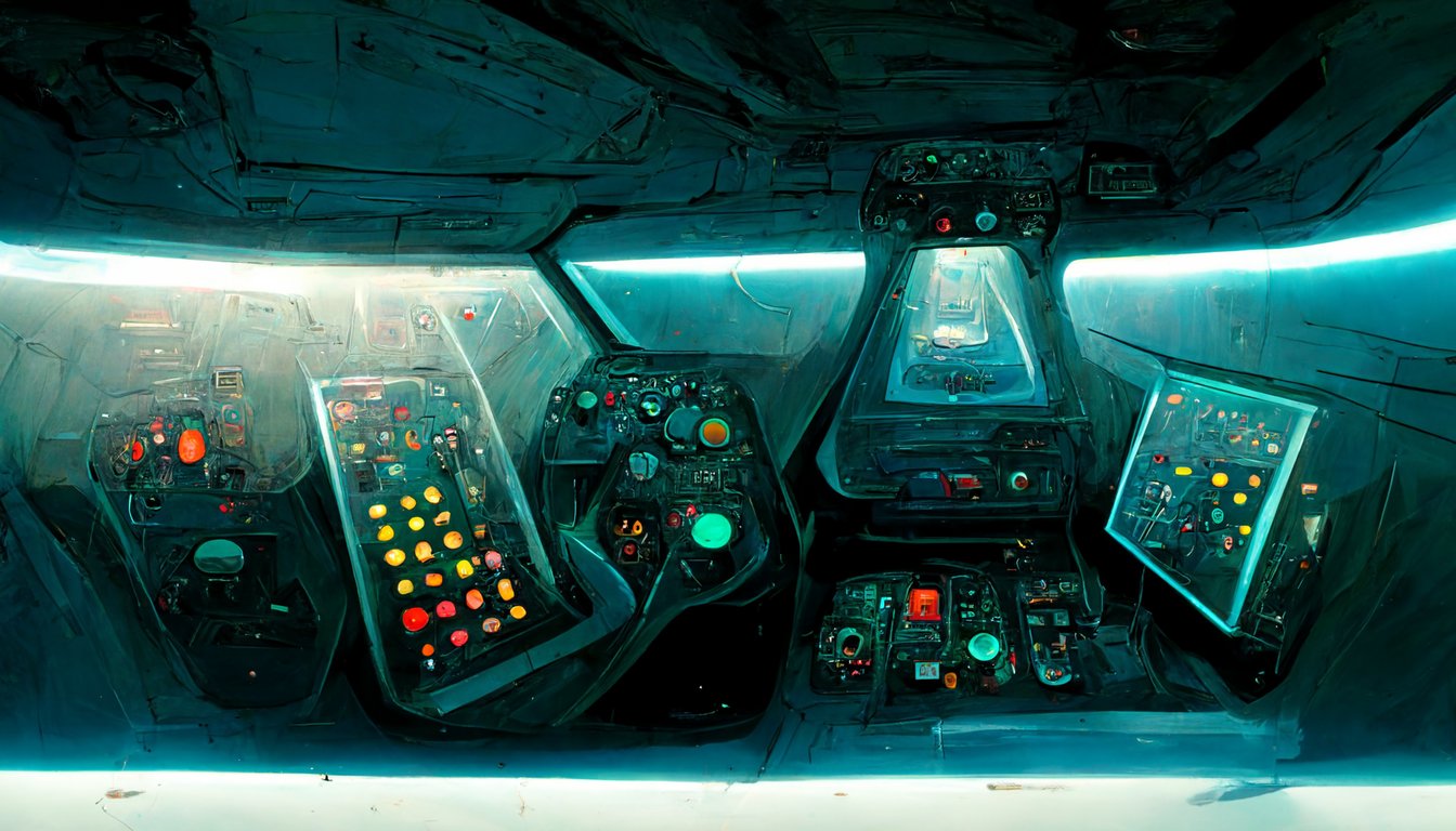 Alien Spaceship Interior