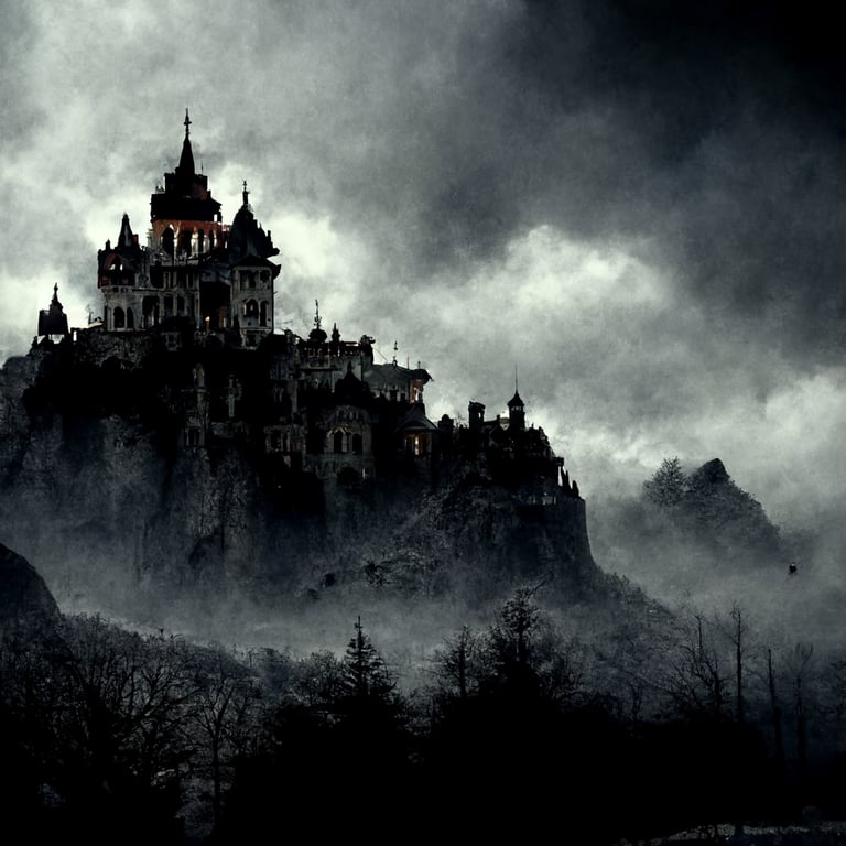 Fantasy Dark Castle Wallpaper