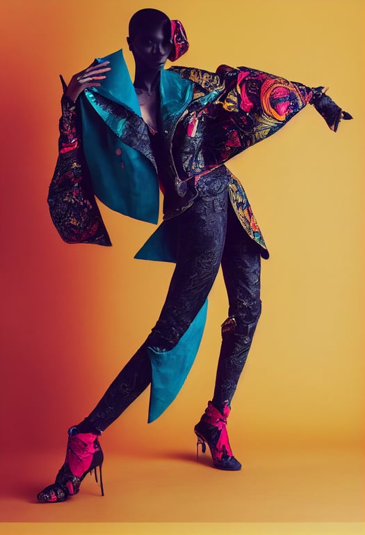 High Fashion Model Full Body