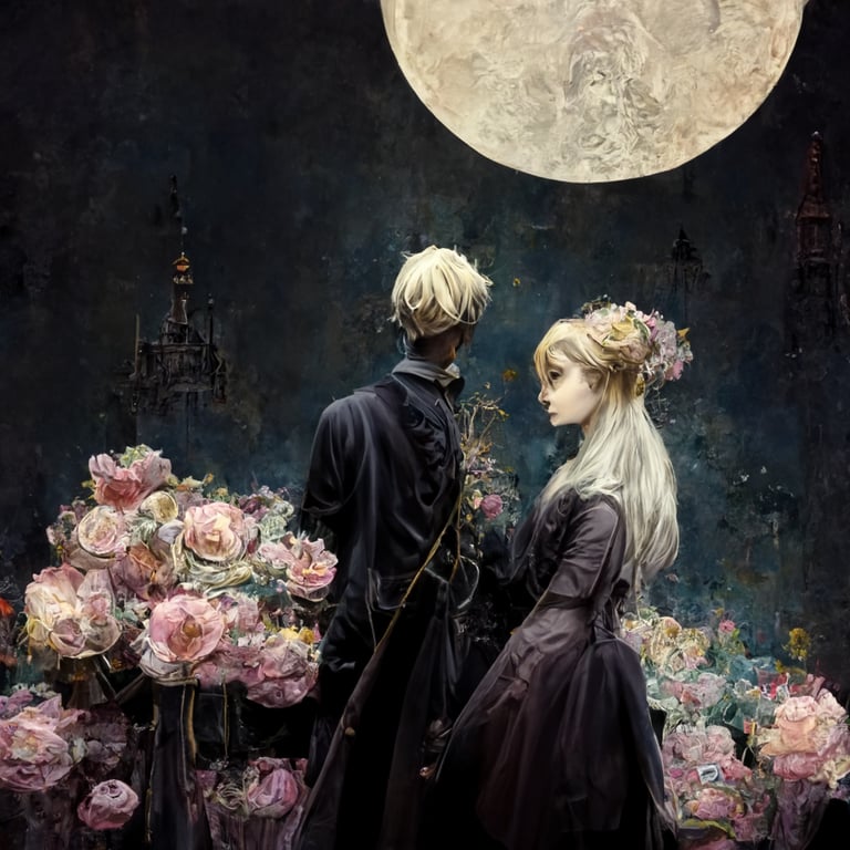 Victorian Anime Couple