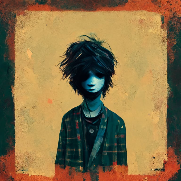 prompthunt: grunge boy faceless pfp