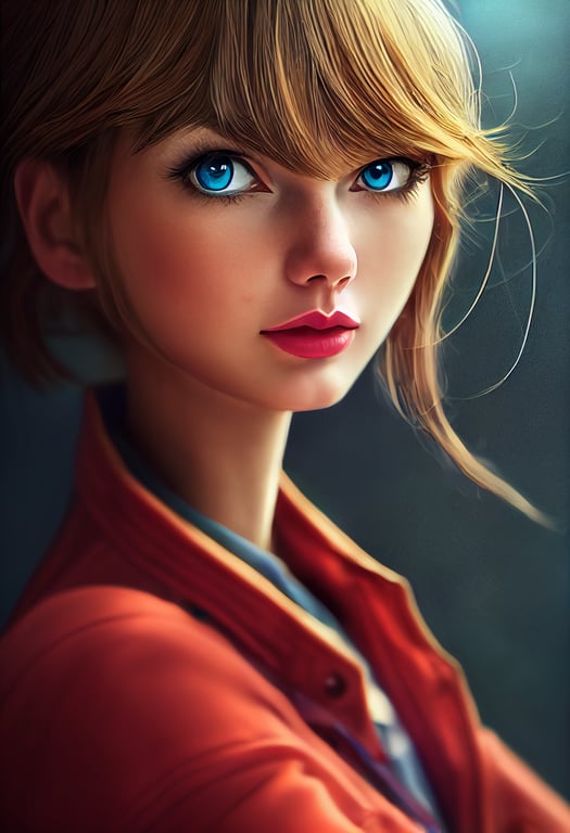 Taylor Swift Anime Drawing