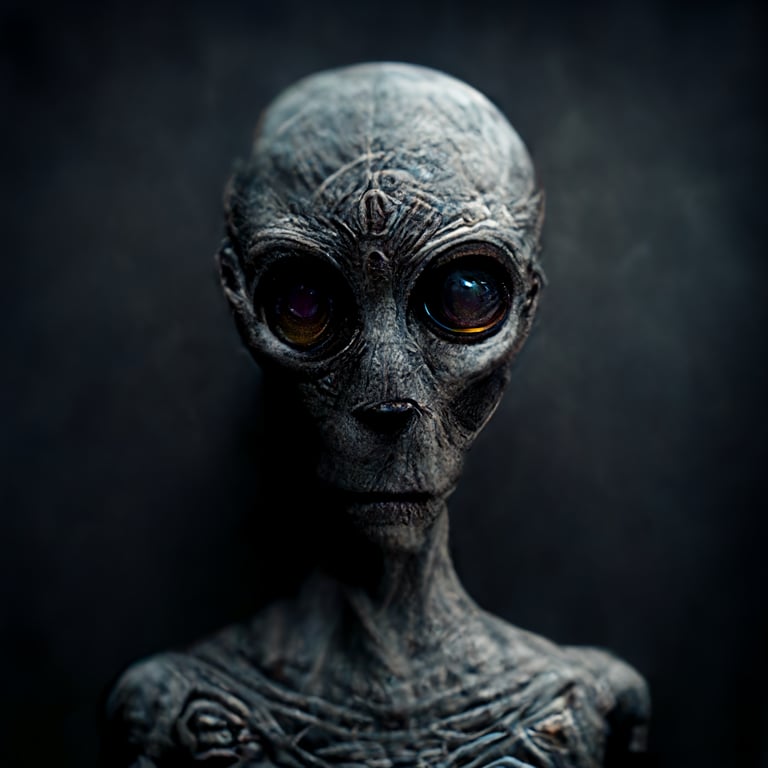Scary Grey Alien