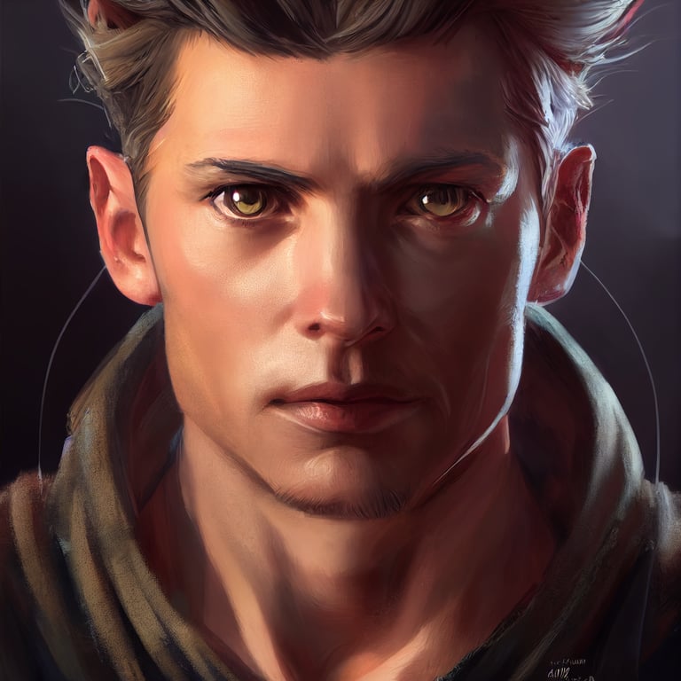 Human Sorcerer Portrait