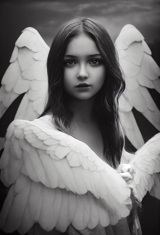 Dark And Light Angel Wings