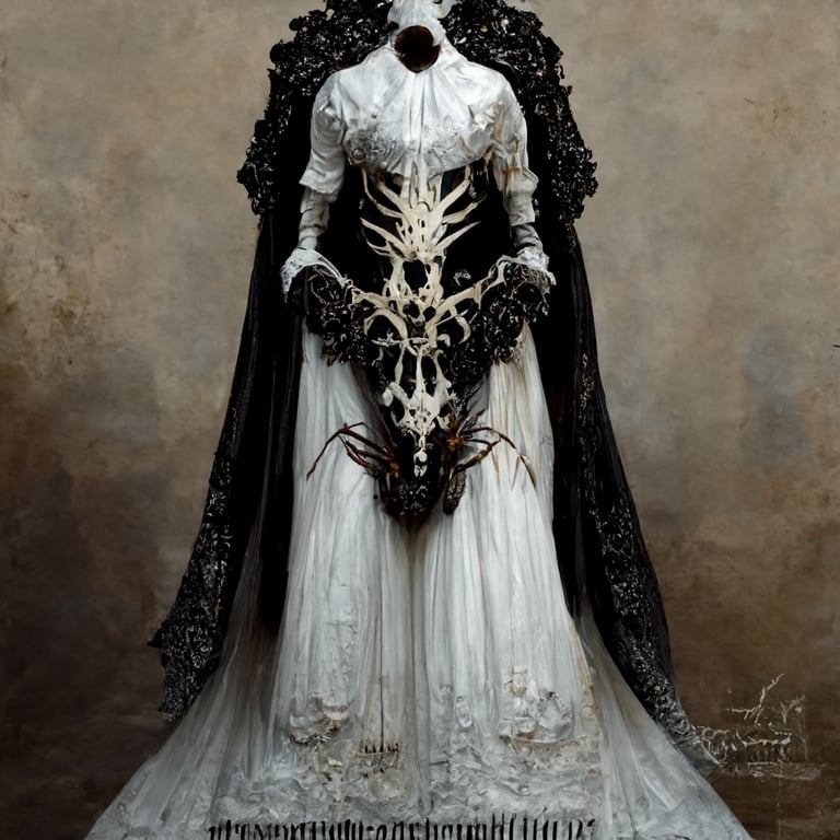 White Victorian Gothic Dresses