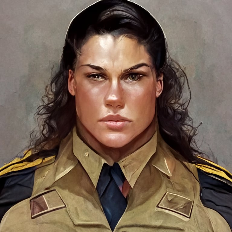 Female Military Muscle