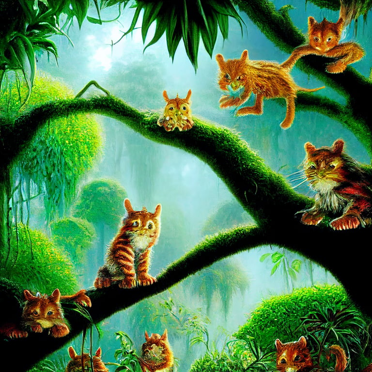 Jungle Scene Art