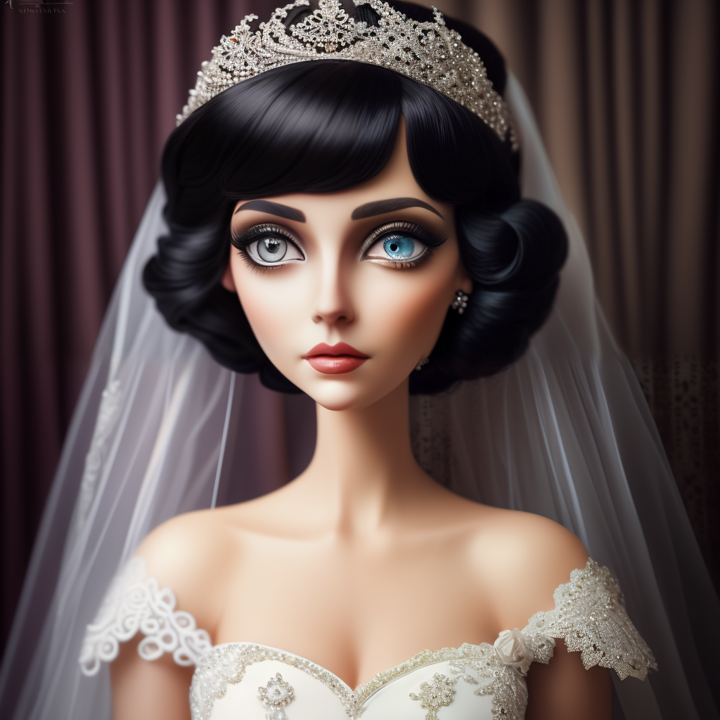 Foul-Rabbit: a captivatingly beautiful young woman on her wedding day ...