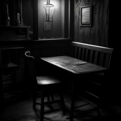 Akrasiel: In a poor, rundown, medieval horror/noir tavern that has seen ...