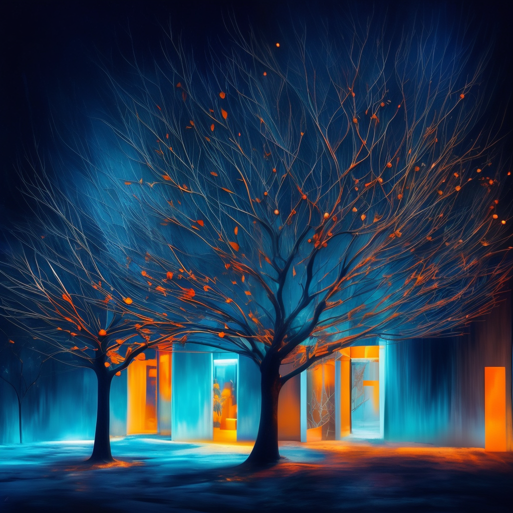 Foul-Rabbit: Craft a lively abstract arrangement showcasing the ...